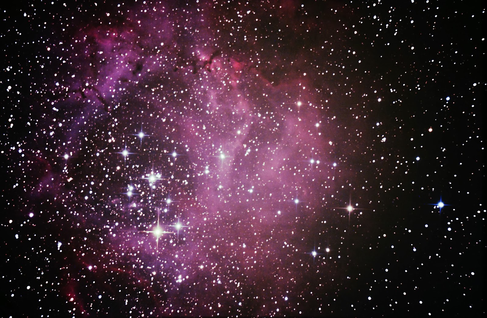 Rosette Nebula reprocessed image from 2012
