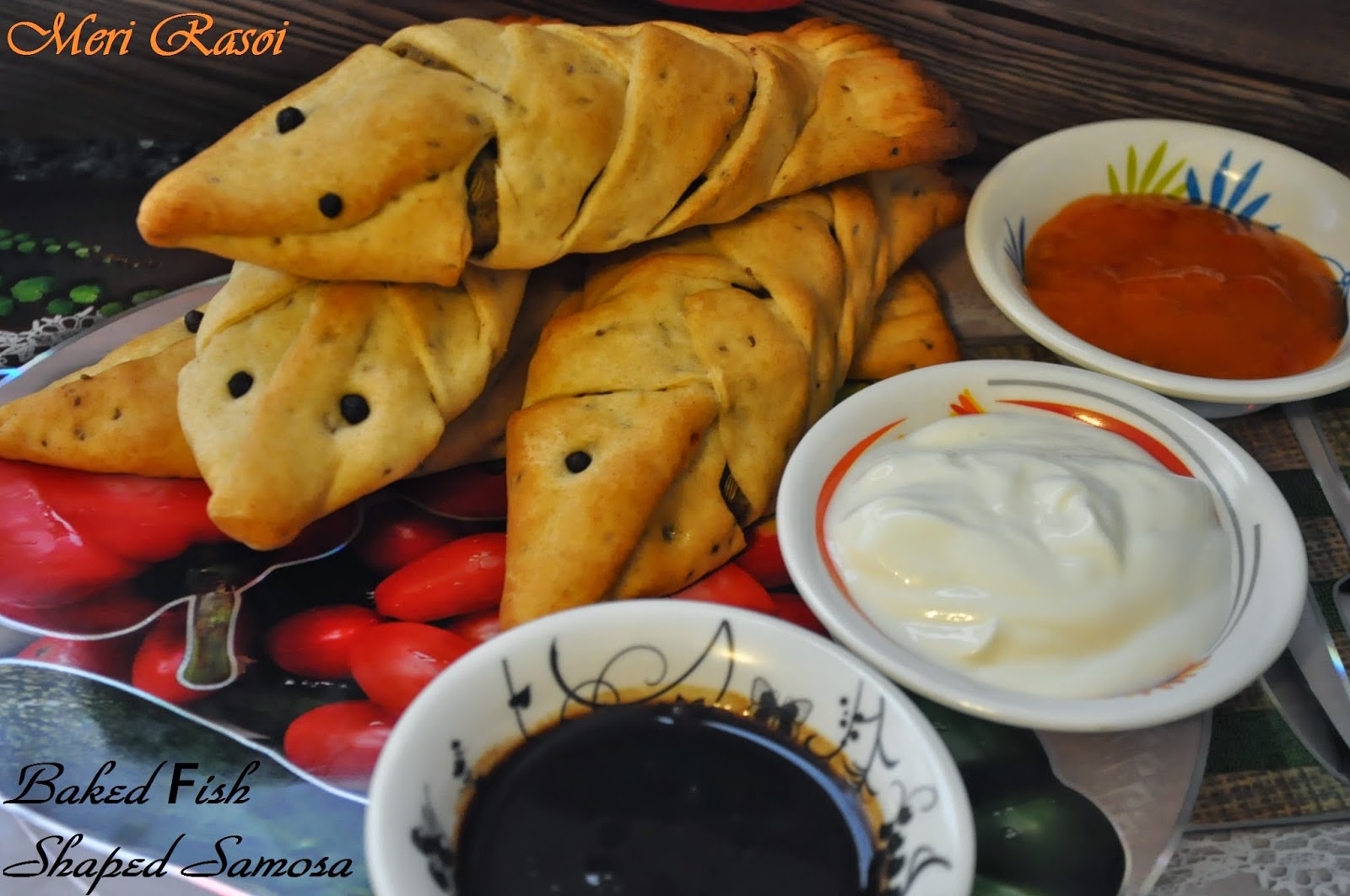Meri Rasoi - By Saumya Mishra: Baked Fish Shaped Samosa
