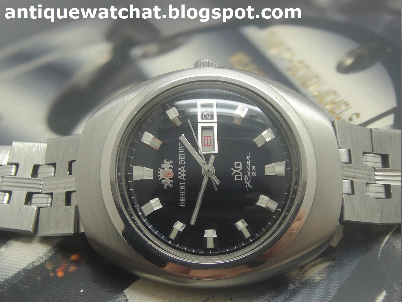 Antique Watch Bar: ORIENT AAA DELUXE DXD RACER 23 JEWELS AUTOMATIC OV57 ...