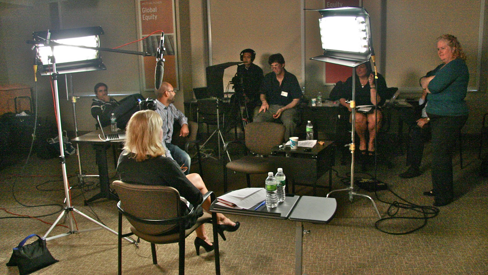 WOLFSON BELL: Filming Interviews