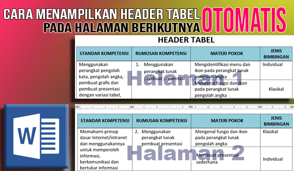 Cara Menampilkan Header Tabel pada Halaman Berikutnya di Microsoft Word ...