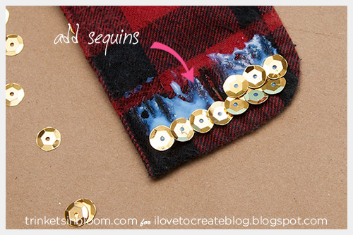 iLoveToCreate Blog: DIY Sequin Cuffs