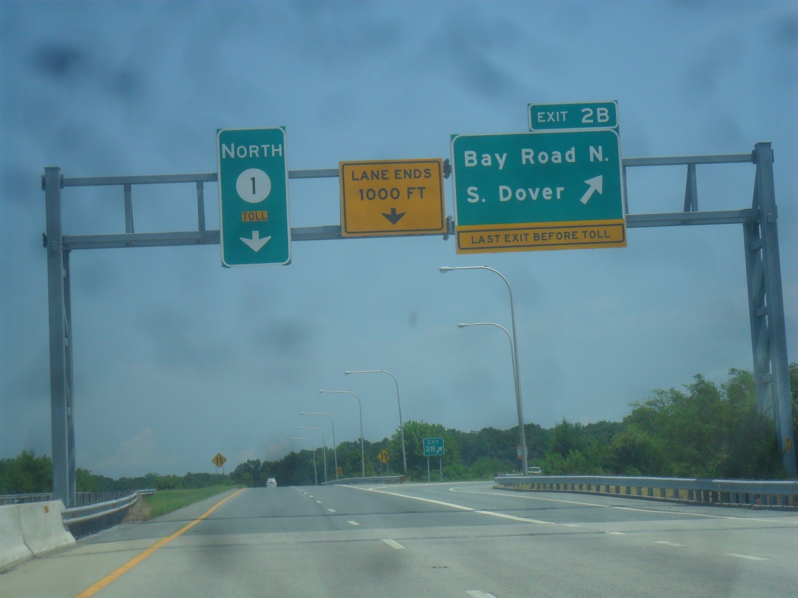 Luke's Signs: Route 13 & Toll Route 1 - Delaware