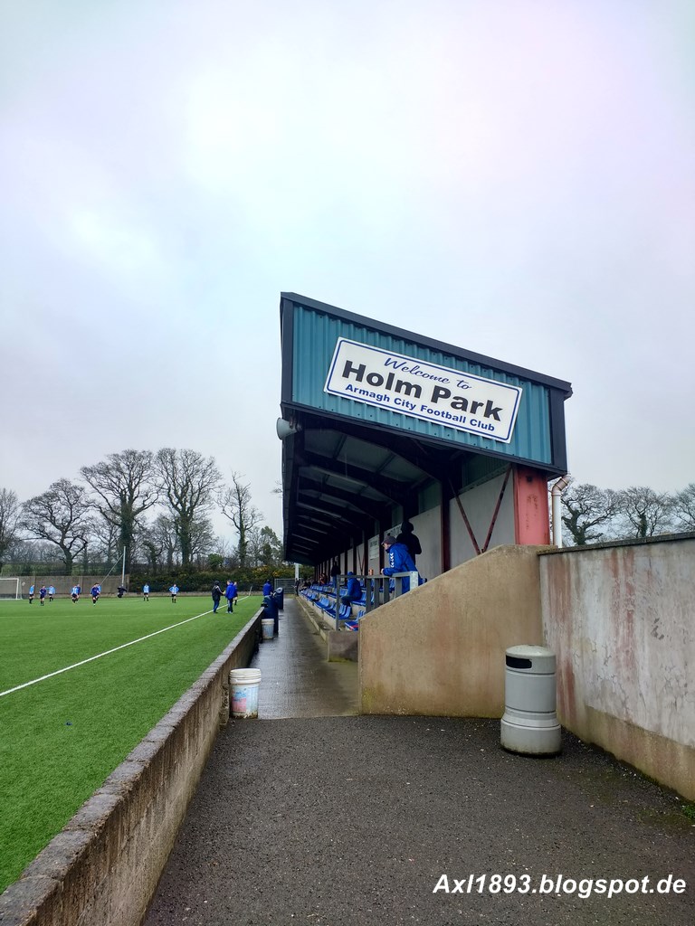 Der Fußball und seine Stadien!: 10.03.2018 - 10:30 Uhr: Armagh City FC ...