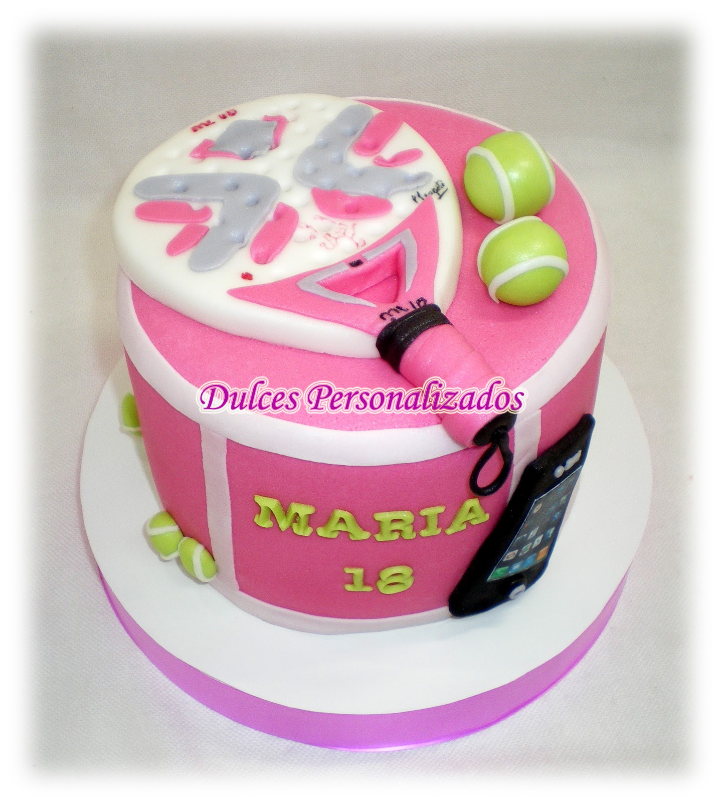 Dulces Personalizados: TARTA PADEL