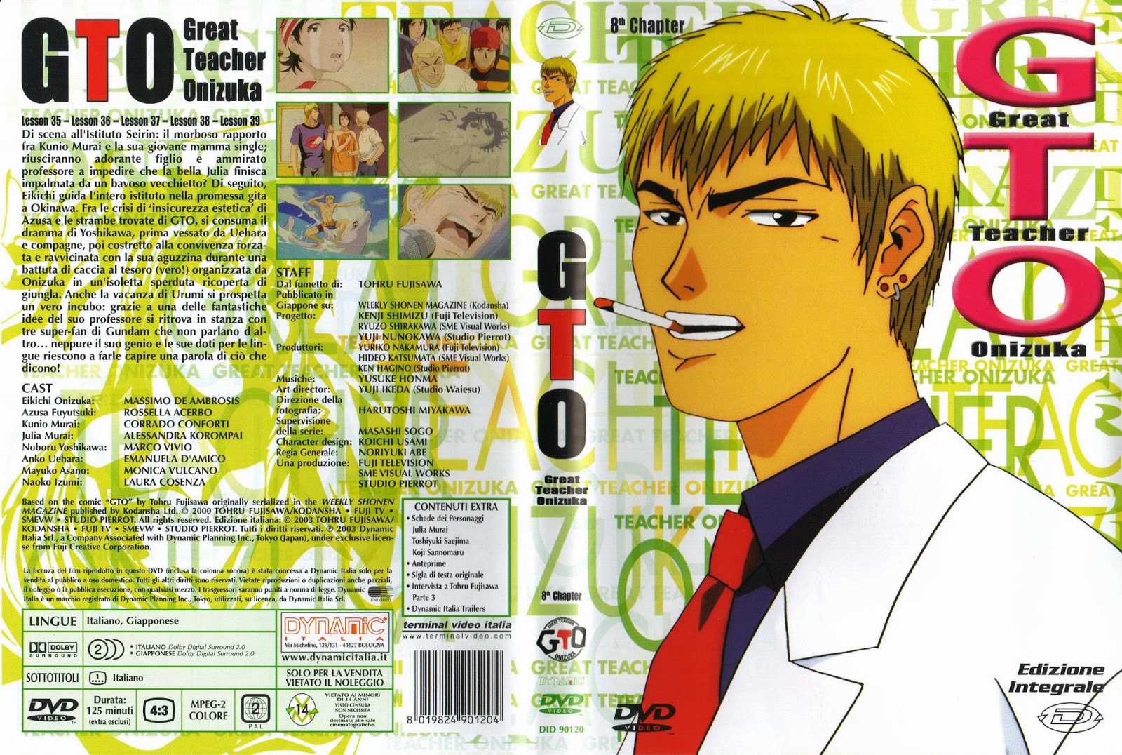 Oficial Capas: GTO - Great Teacher Onizuka - Vol. 08