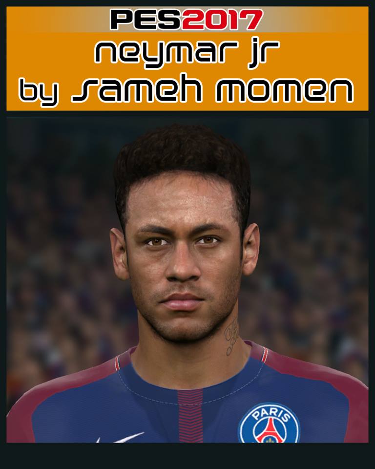 PES 2017 Neymar Jr. Face by Sameh Momen - Pes-Moder