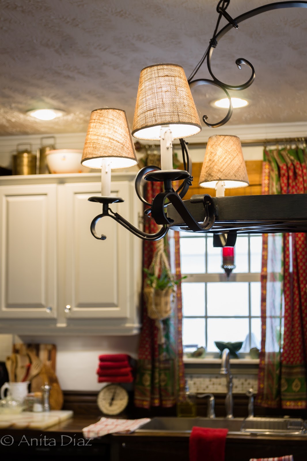 Adding a light over the table... - Whispering Pines Homestead