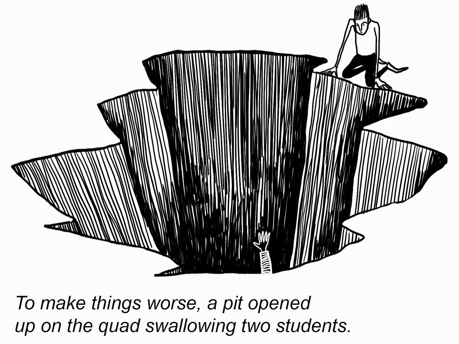 Lucy's Life: Weekly Record Cartoon: The Pit, Funny Videos