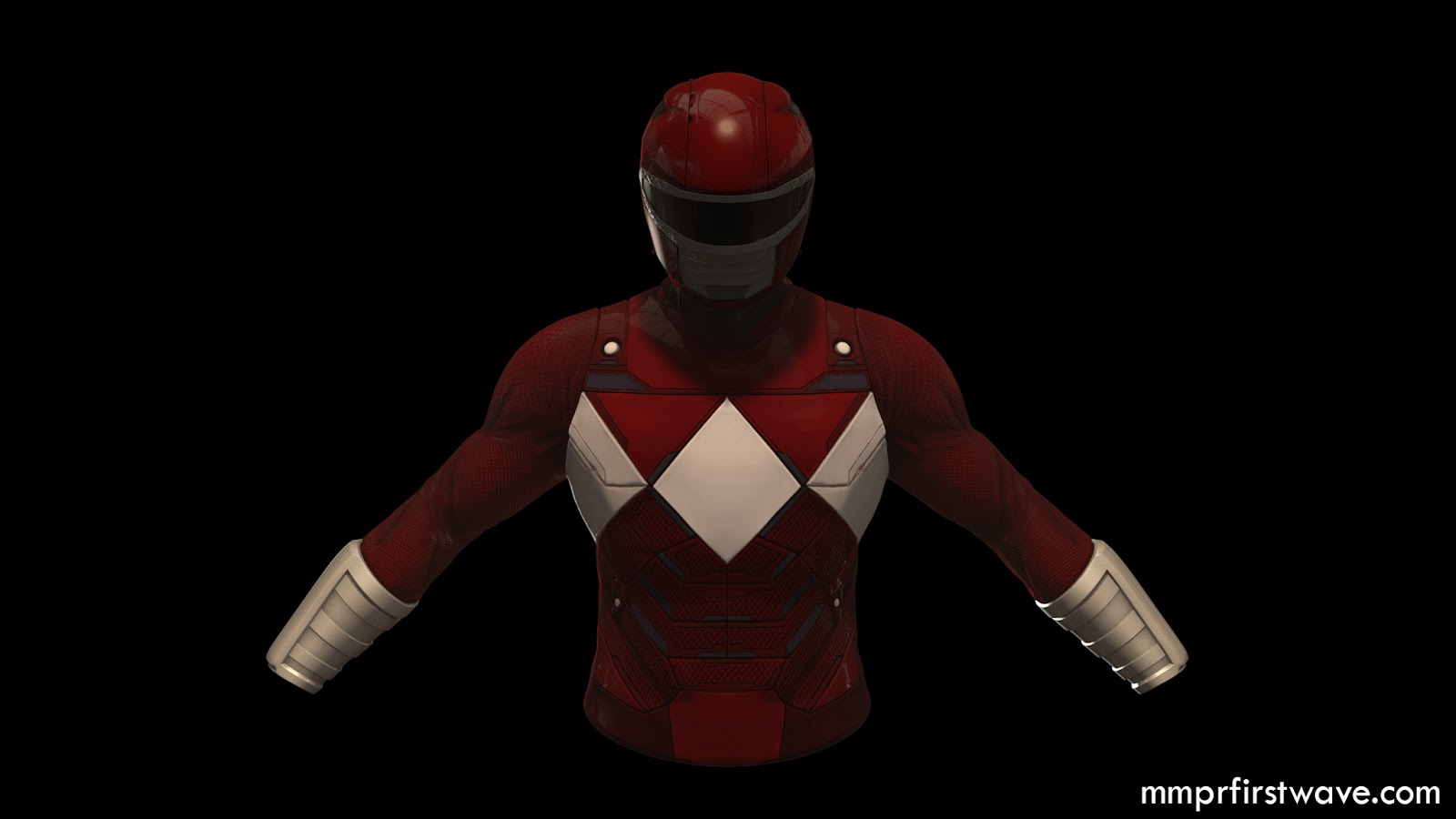 MMPR: First Wave: FINAL Red Ranger 3D Model Designs!