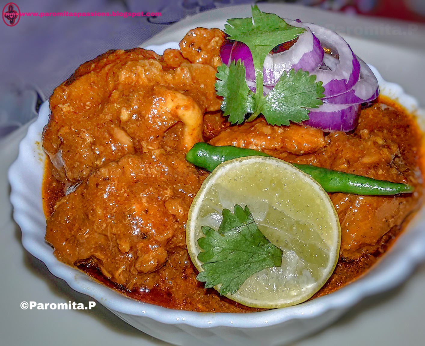 Chicken Do Pyaza - Paromita's Passions