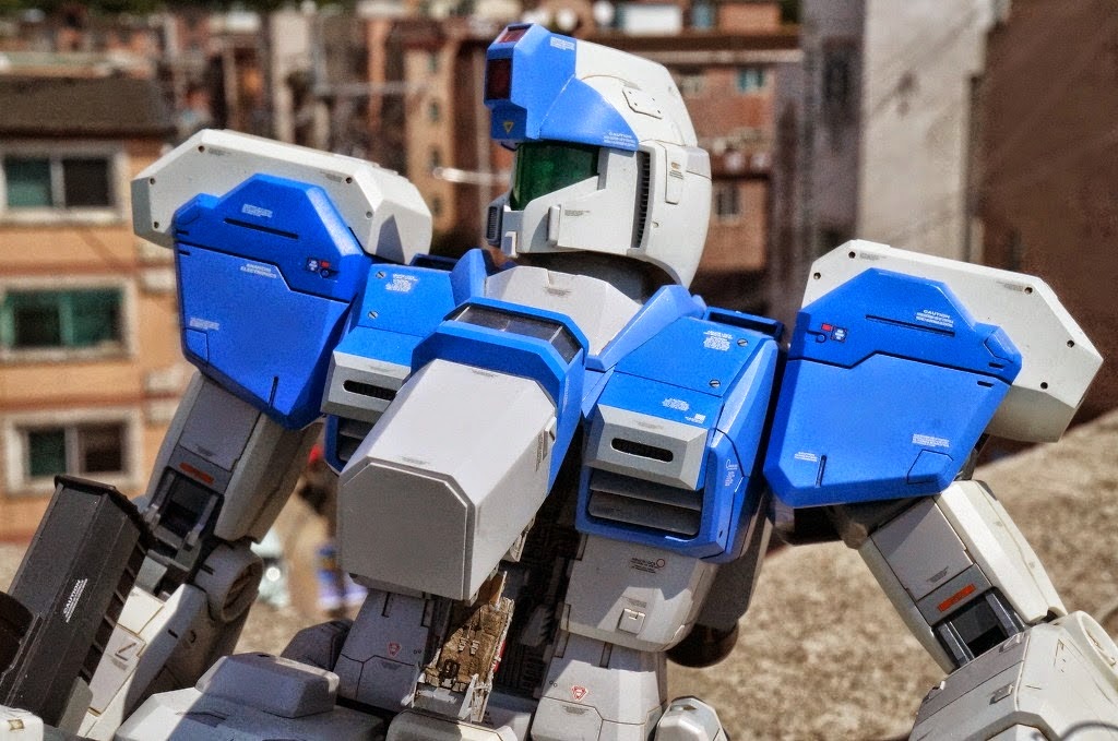 Gundam Family: GM 'Major Accident' Diorama Build