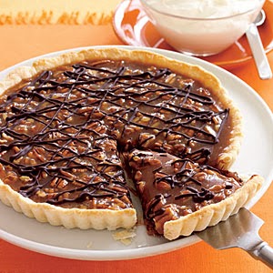 Easy Recipes to Do: Caramel Turtle Tart