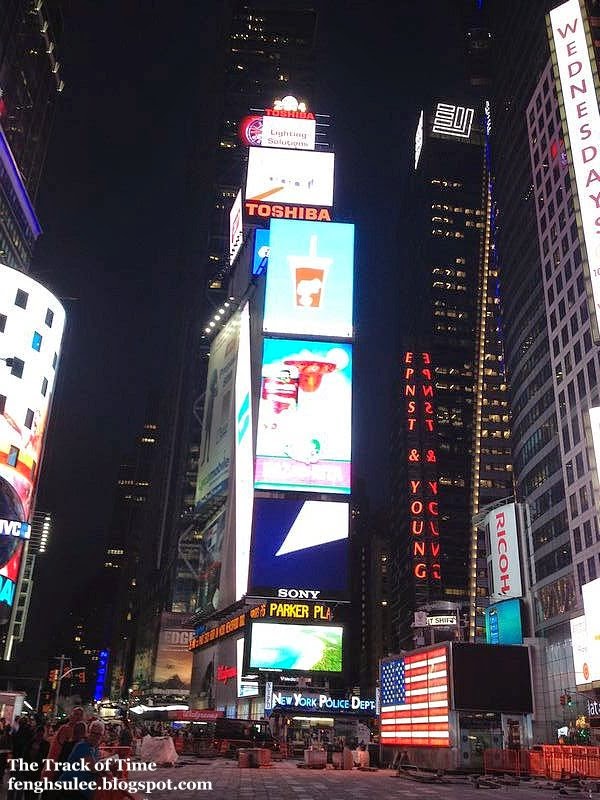 Nighttime in Times Square | The Track of Time