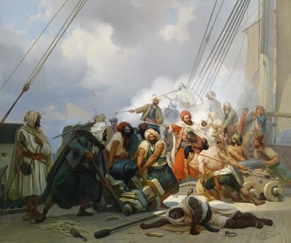 The Great Middle Sea : Piracy, Galleys, and Sailing Ships