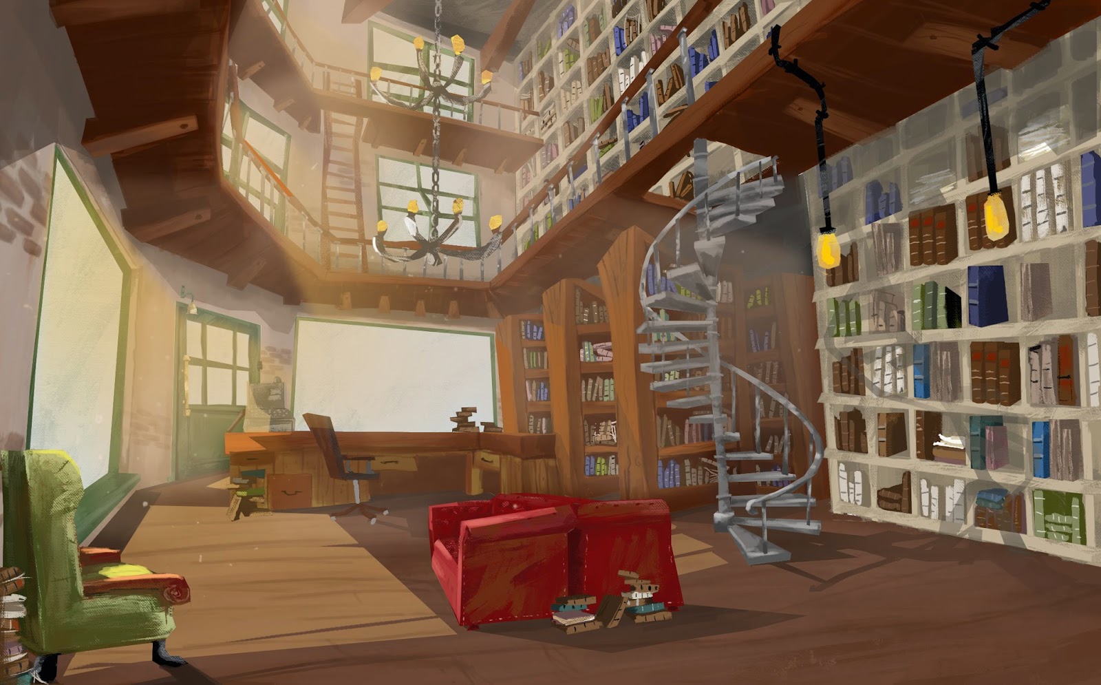 Rhys Harvey Visual Development Artist : Headless Concept art