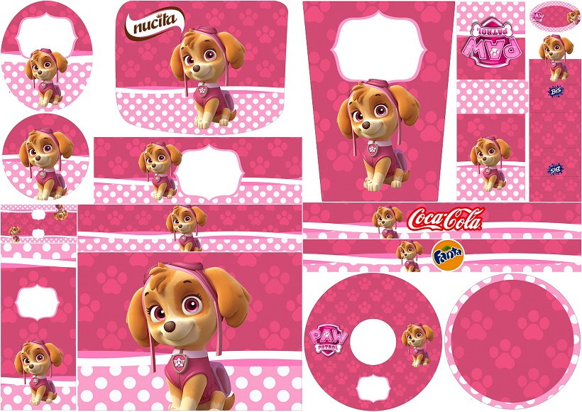 Skye de Paw Patrol: Etiquetas Gratis Para Candy Bar para Imprimir ...