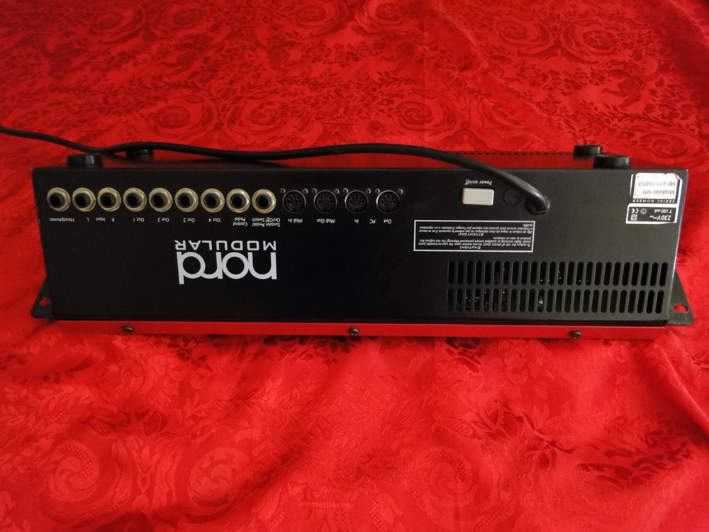 MATRIXSYNTH: CLAVIA Nord Modular with Original Rack Ears & Extras