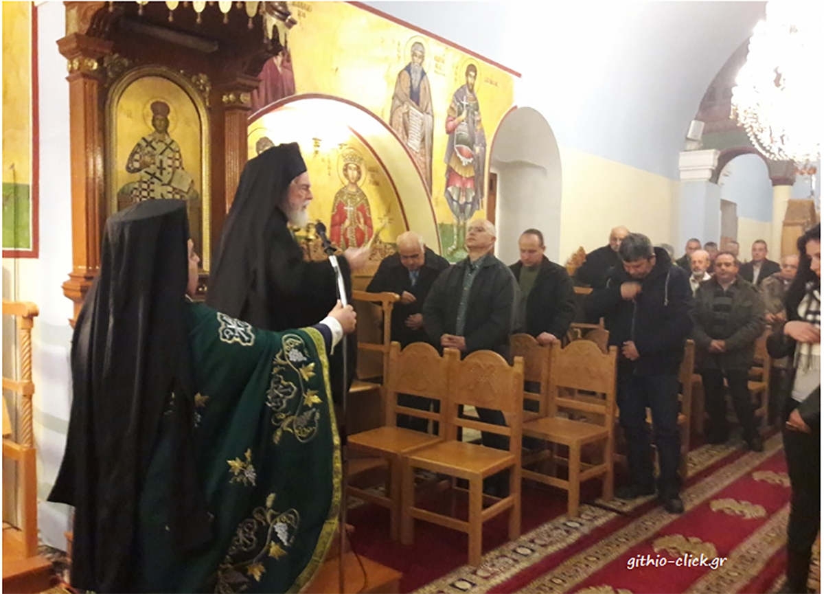 ΝΑΟΙ ΣΤΗ ΜΑΝΗ: ΓΥΘΕΙΟ (ΤΡΙΩΝ ΙΕΡΑΡΧΩΝ)