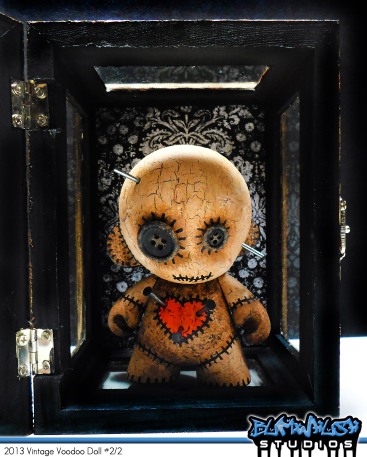 bumwhush: the art of Jason Schoppe: Vintage Voodoo Doll With Display Case