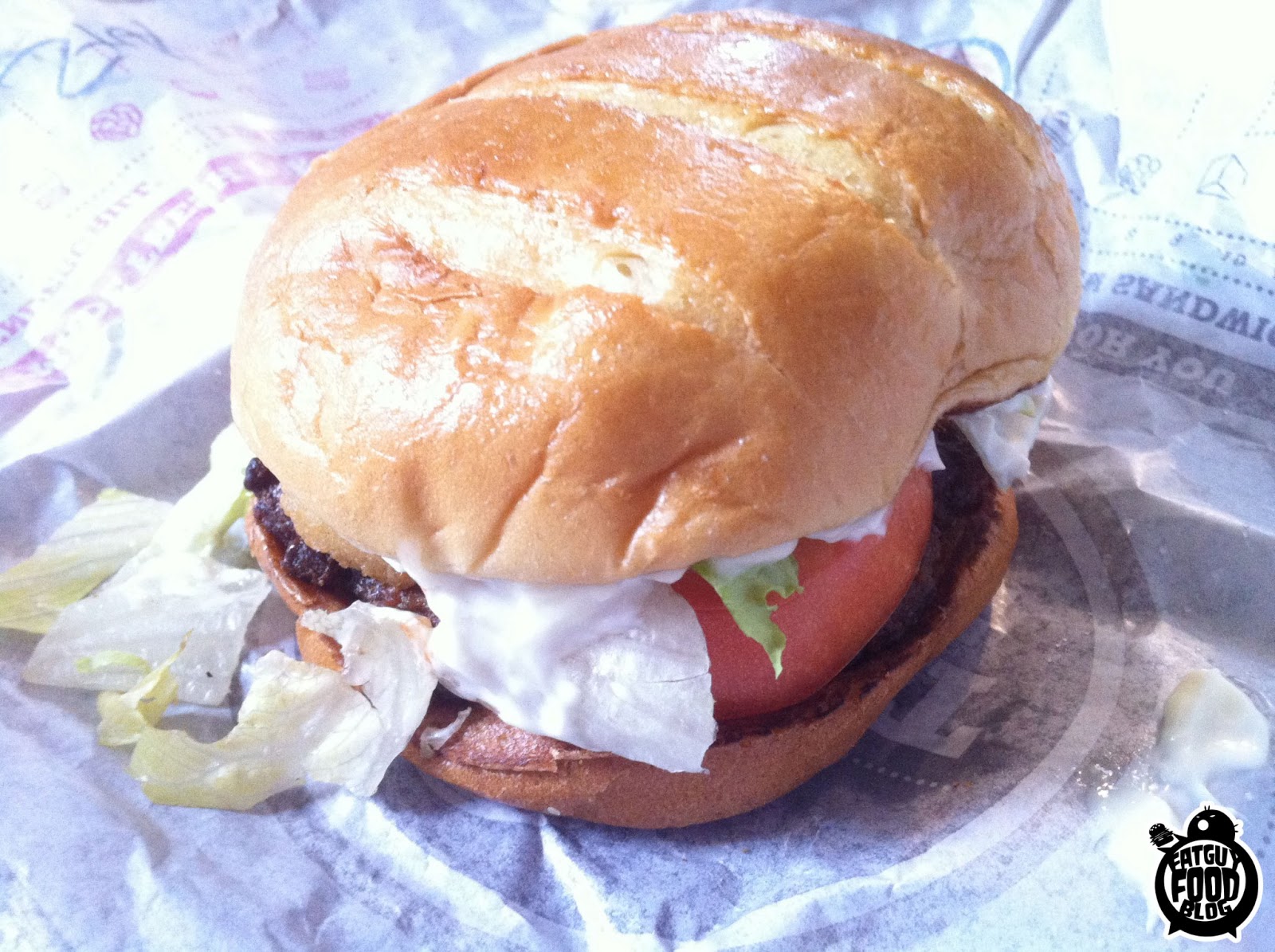 FATGUYFOODBLOG: New Burger King $1 Bacon Burger, Bacon Cheddar Stuffed ...