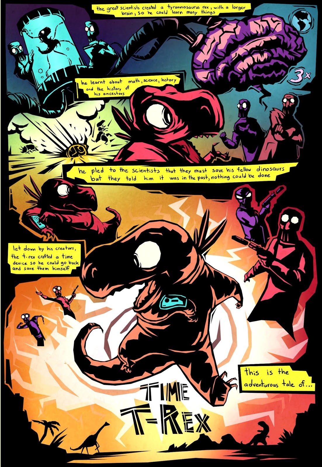 Jeremy Jraws: time t-rex