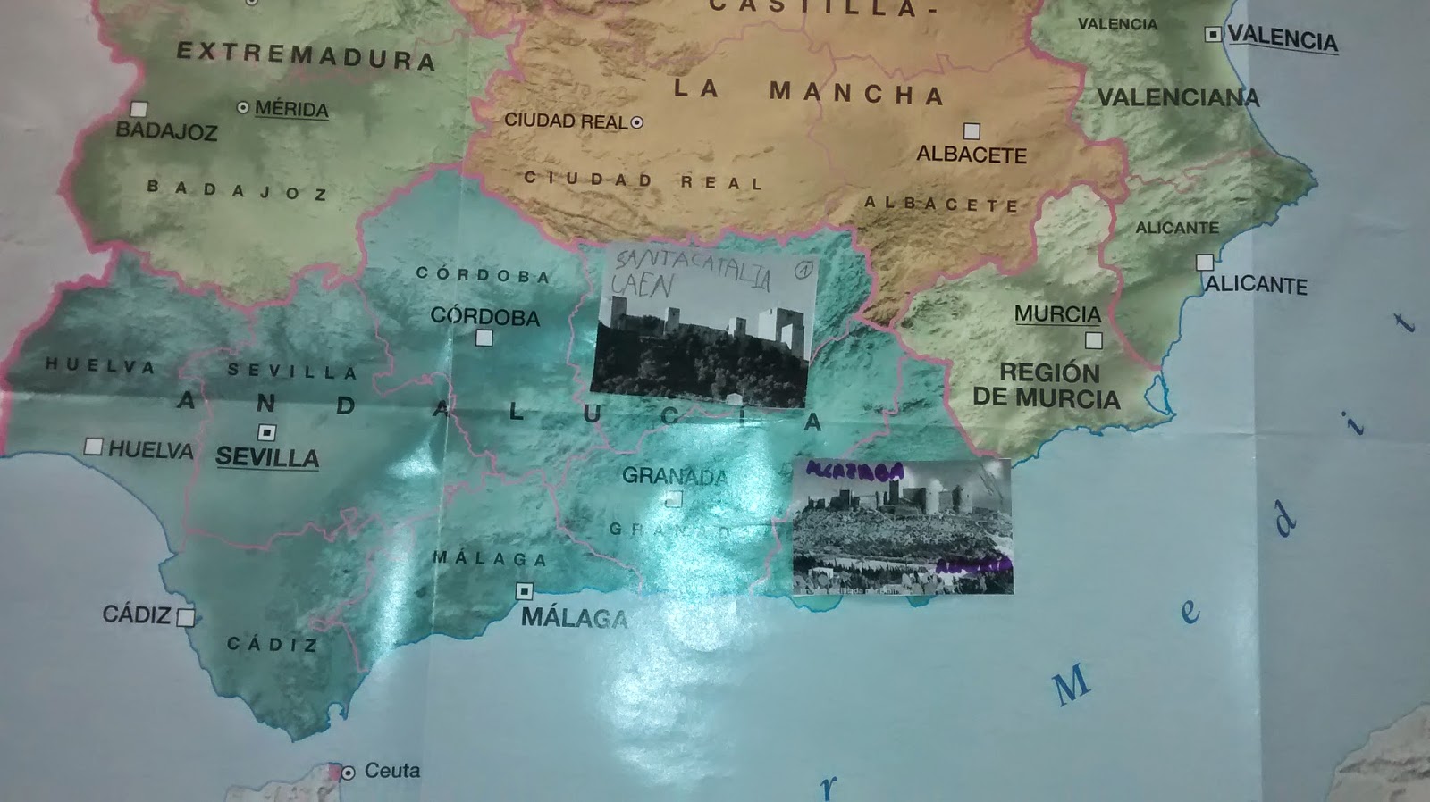 Cole Aventura: Mapa Castillos de España
