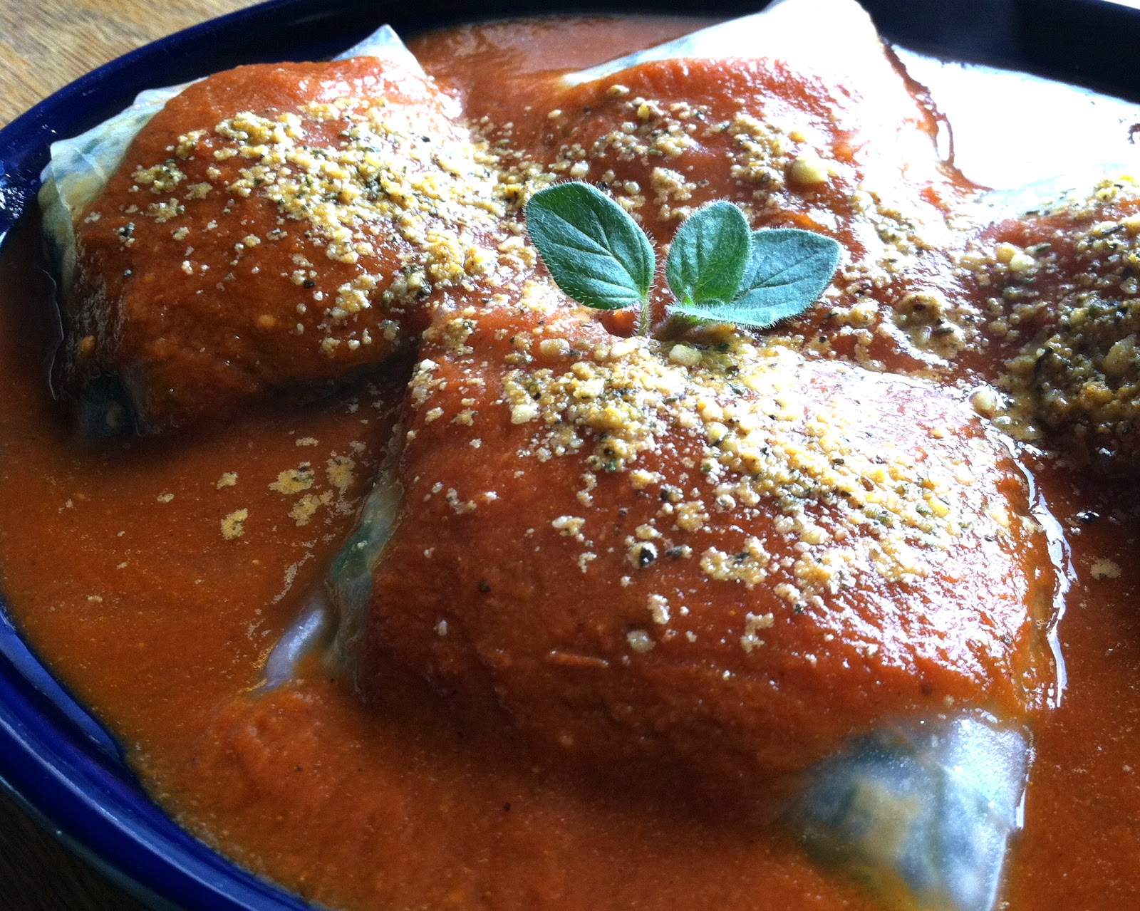 Positively Vegan: Easy Rice Ravioli