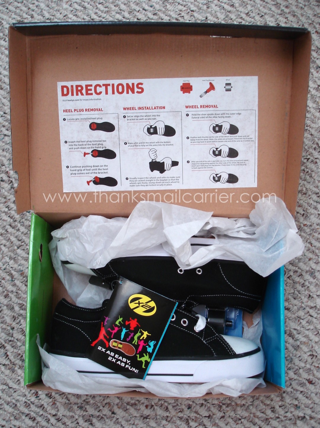 Thanks, Mail Carrier | Heelys: The shoes with wheels that are not just ...