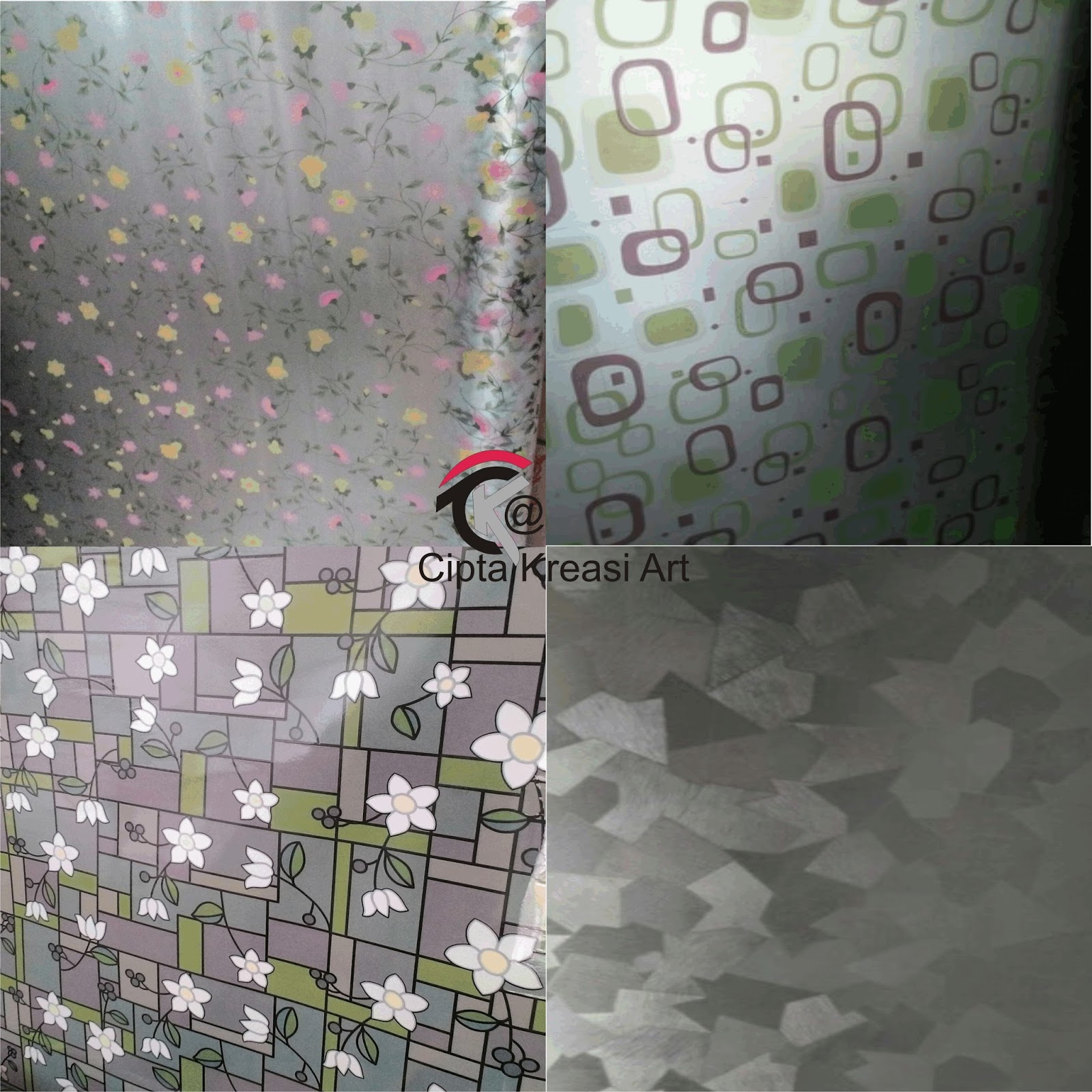 STIKER KACA/STICKER KACA MOTIF/STICKER SANDBLAST MOTIF