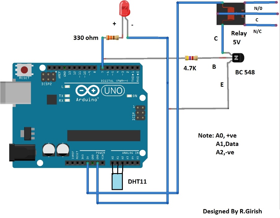 Automatic Temperature Regulator Circuit Using Arduino