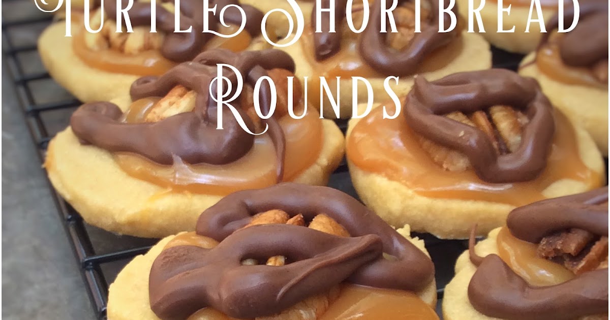 A Little Bit Crunchy A Little Bit Rock and Roll: Turtle Shortbread Rounds