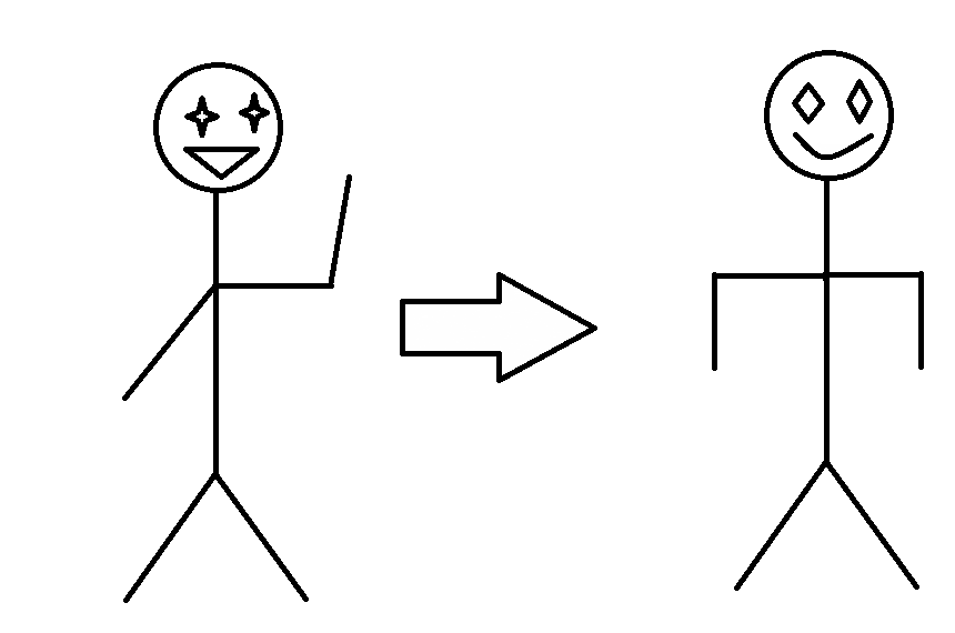 Honesty, Honestly: Stick Figure Illistration