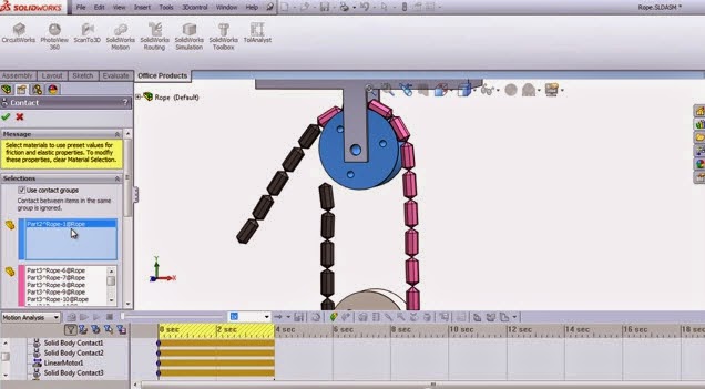 How to create Rope Animation in SolidWorks. - SolidWorks Share