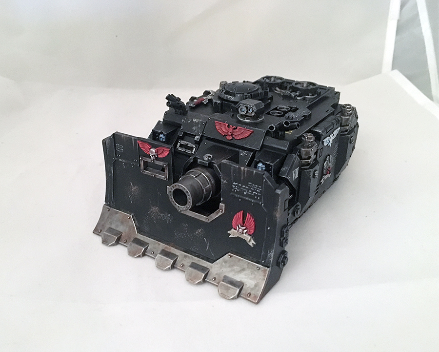 Sword of templar: Army Showcase - Black Templars - Vindicator tank