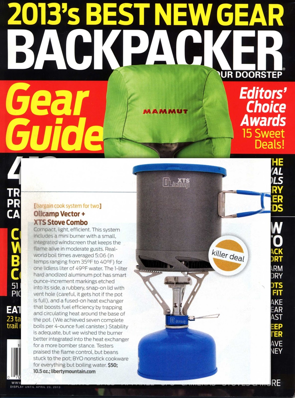 Everything For The Outdoors: Backpacking Stove: Olicamp Vector