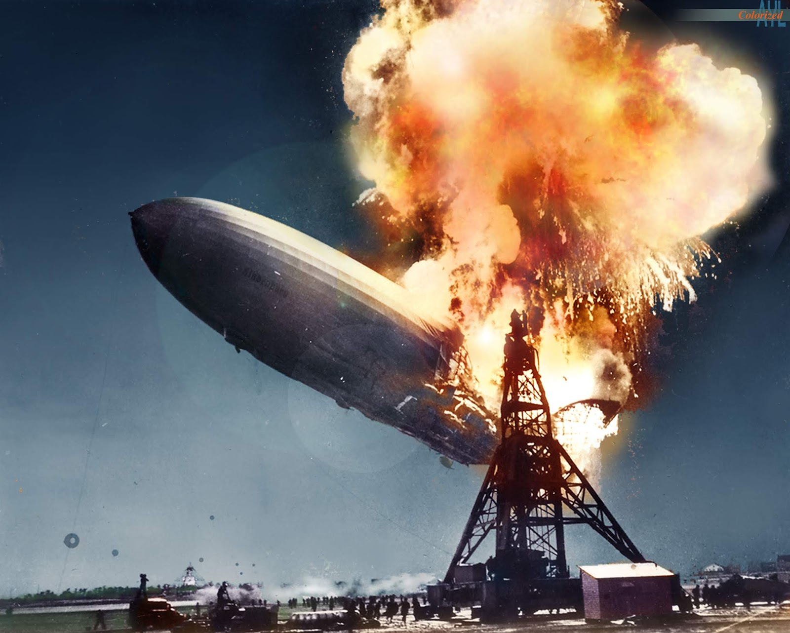Colors for a Bygone Era: Colorized photos of the Hindenberg in the ...