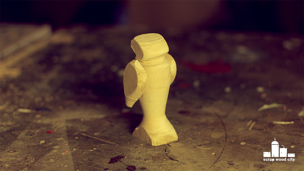 scrap wood city: How to create sculptures with the lathe