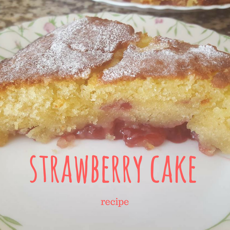 Strawberry cake |Keeping it Real