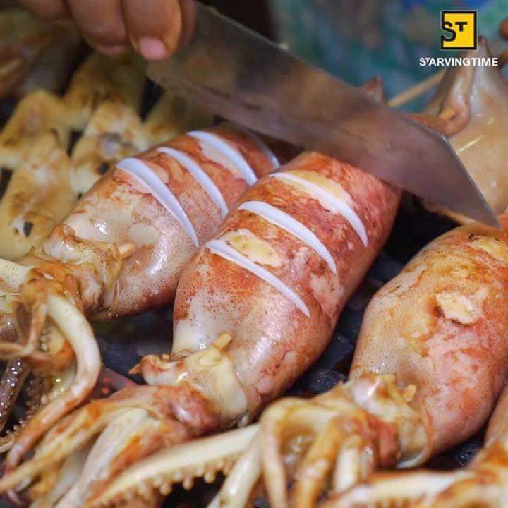 Resepi Sotong bakar sumbat udang sos cili hijau manis ala thai!! - byzeeamy