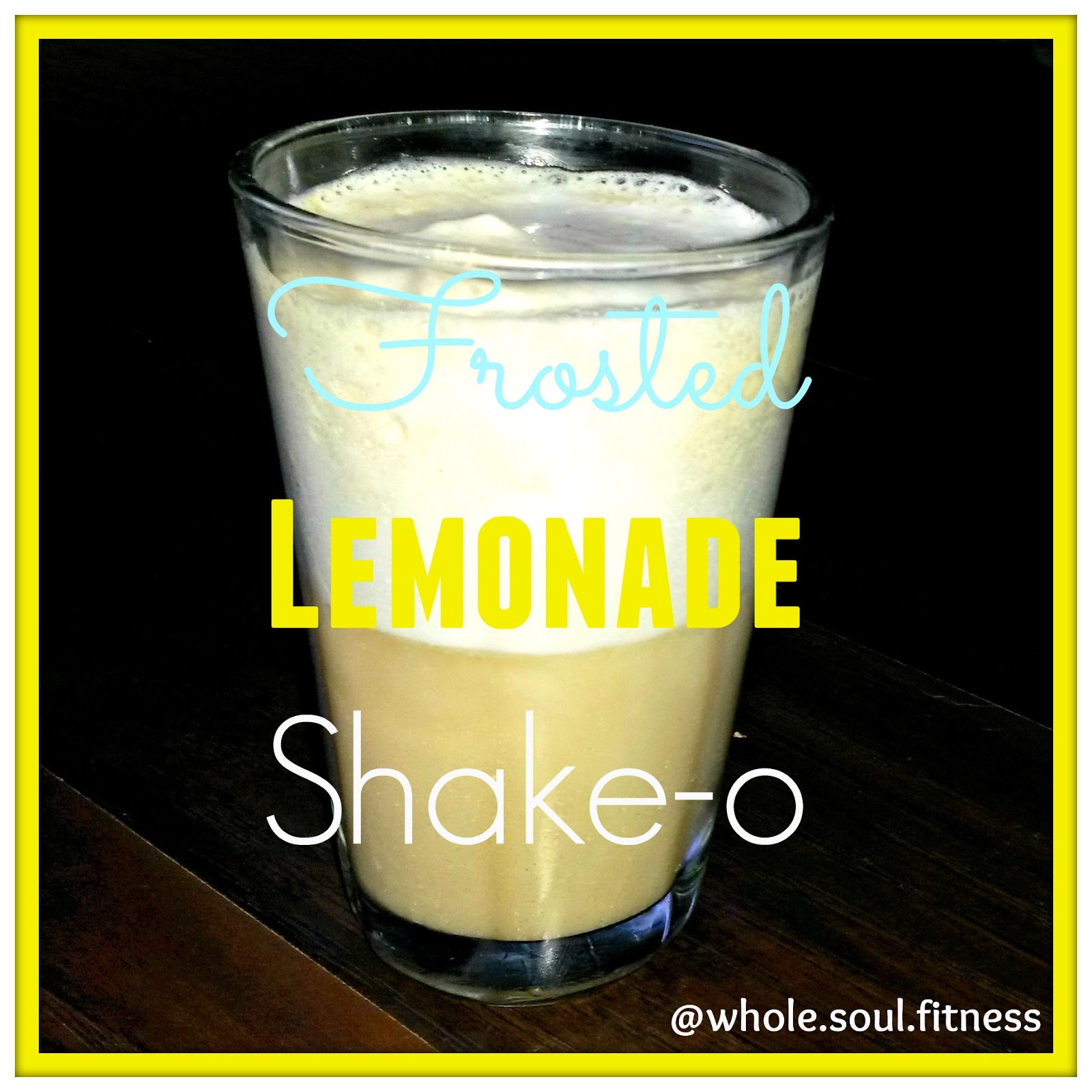 A Balanced Life: Frosted Lemonade Shake-o
