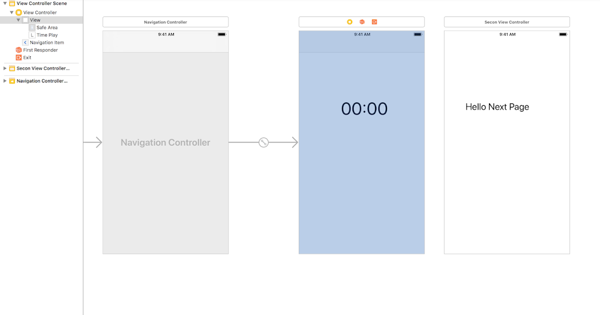 Storyboard Navigationcontroller Pushviewcontroller Swift