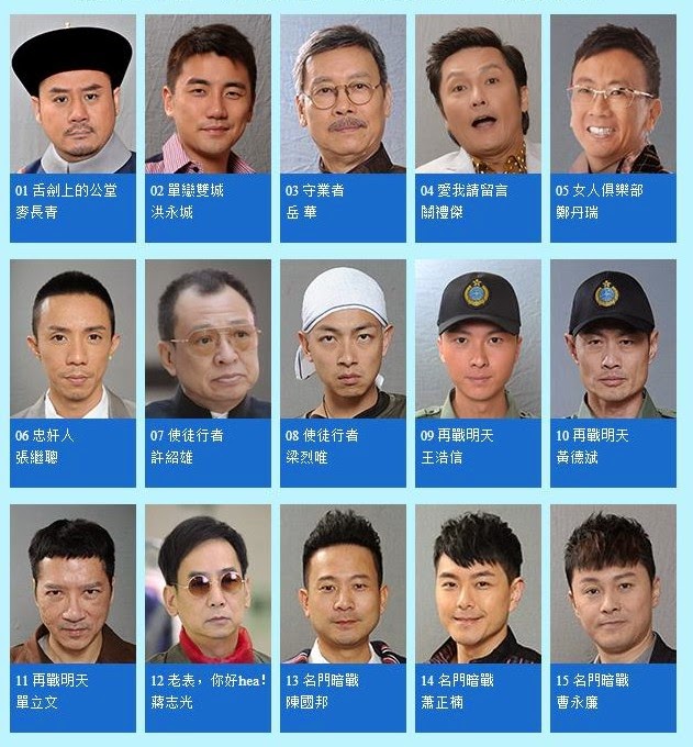 TVB Interaction: TVB 48th Anniversary Awards: My Predictions and Picks