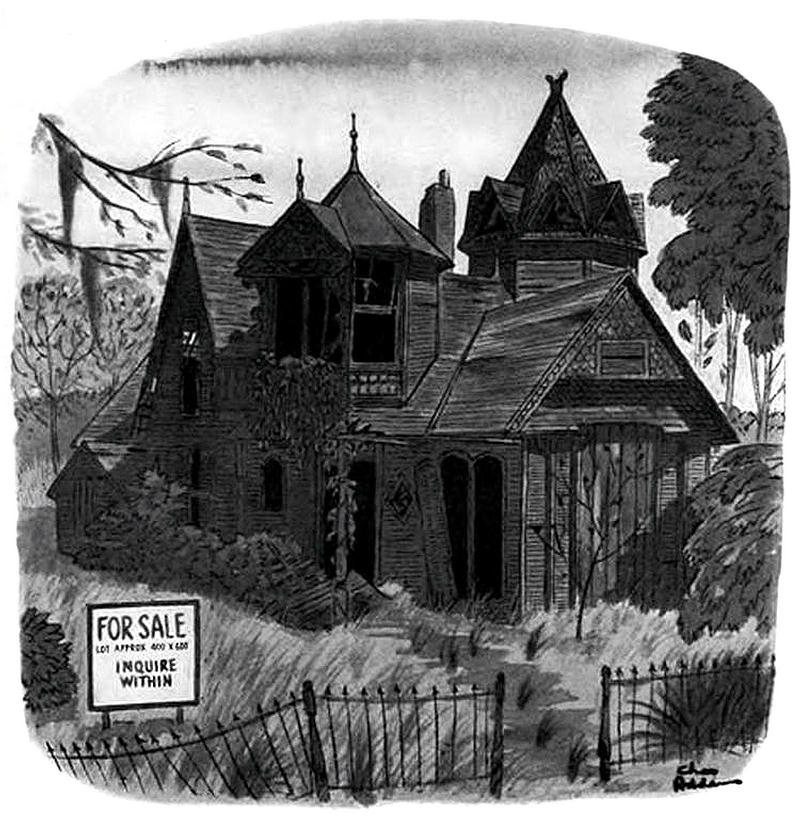 Hairy Green Eyeball 3: Chas Addams early 1950s