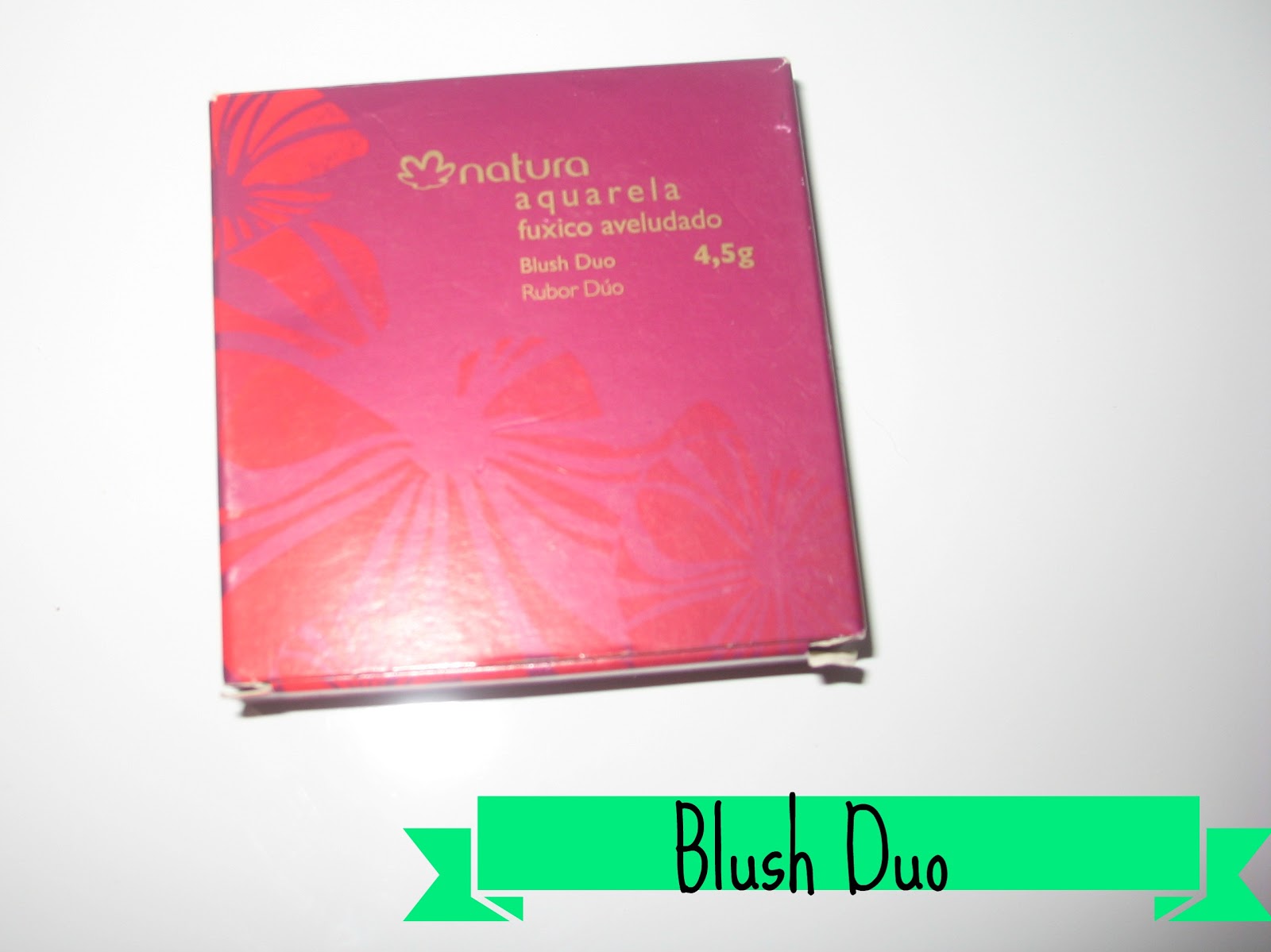 Rímel Azul ^-^: Resenha: Blush Duo Natura Aquarela