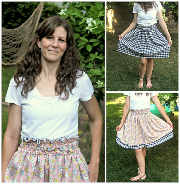 EAT+SLEEP+MAKE: Reversible Paper Bag Skirt