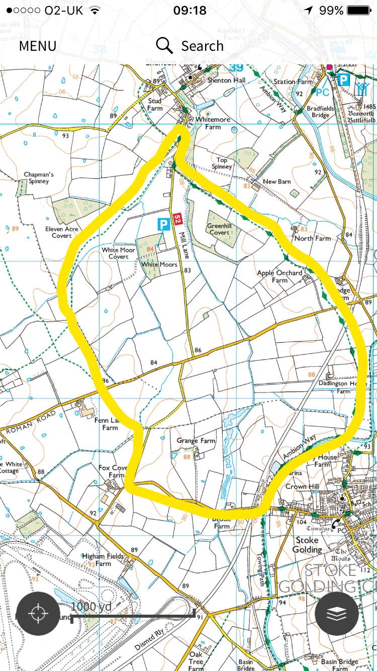 Converj - David's Blog: "New" Bosworth Battlefield Walk
