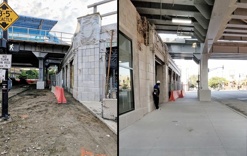 Uptown Update: First New Entrance Opens At New Wilson Station