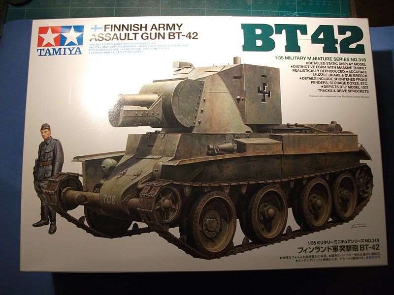 Time and Motion Images: Tamiya BT-42 Finnish Assault Gun Build Part 1