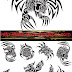 Angry Animals Tattoo Vector n Font Type
